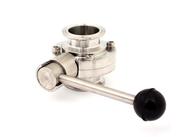 1,5" Butterfly Tri-clamp rustfri stål