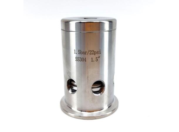 1,5" Tri-clamp Tryk/vakuum 1,5 bar - Tri-Clamps - JMBRYG APS