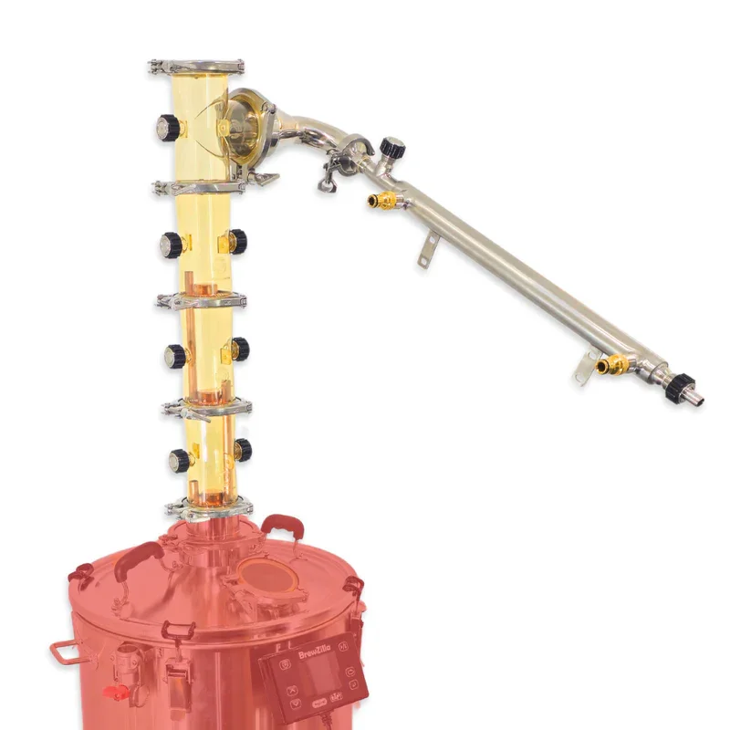 3" PolyPhoenix WRB-3 Copper Bubble Plate Still - Destillering - www ...